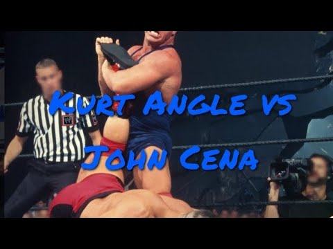 The Gold Medal Debut- Kurt Angle vs John Cena- Friday Night Smackdown ...