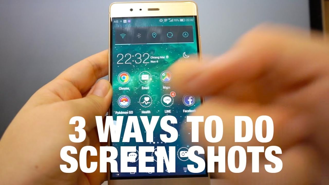 3 วิธีง่ายๆสกรีนช็อตแคปหน้าจอ Huawei P9 / 3 Ways to do Huawei P9 ...