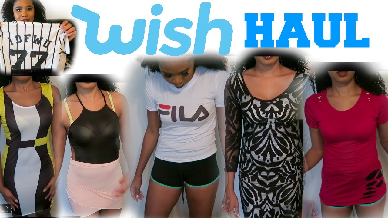 WISH APP TRY-ON HAUL | SUMMER WISH APP | HAUL DIRT CEAP HAUL | ROXY TYRELL - YouTube