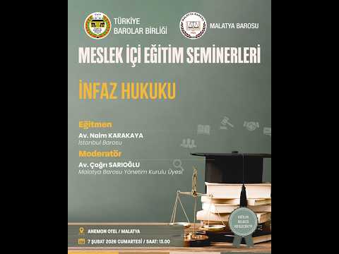 İNFAZ HUKUKU AV. NAİM KARAKAYA