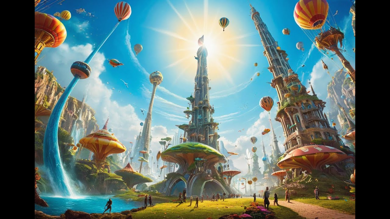 The mesmerizing world of unreal dreams - AI 4K short animation - YouTube