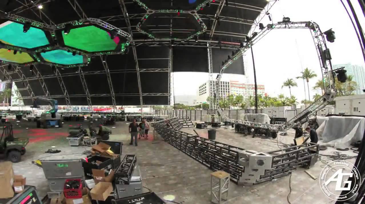 AG Lights & Sound - Mega Structure - Ultra Music Festival 2013 - Time ...