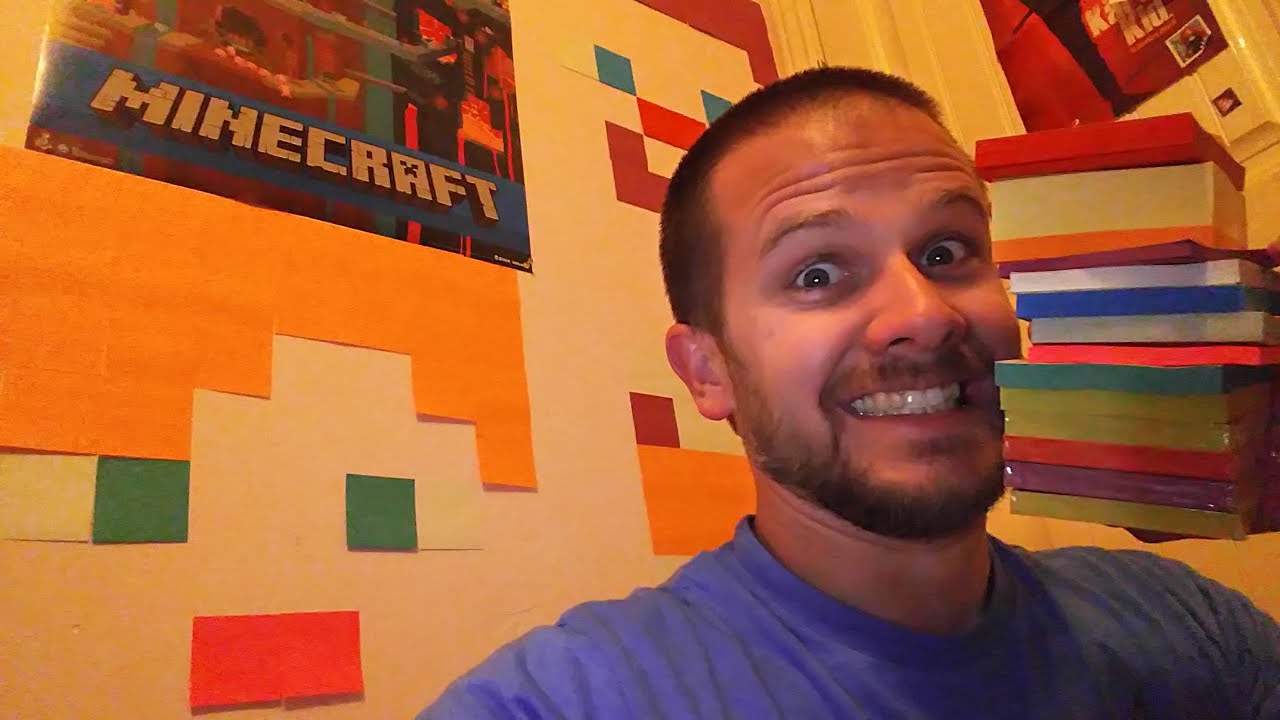 MINECRAFT POST-IT NOTE PRANK! (sort of...) - YouTube