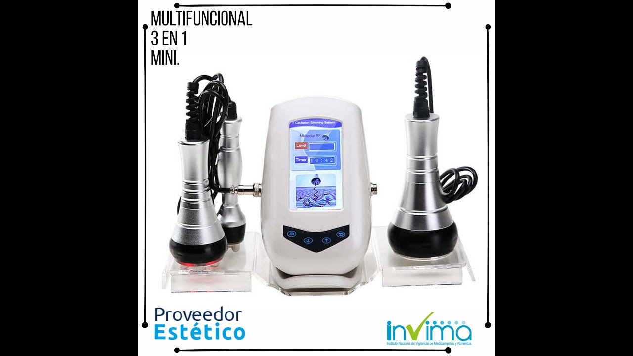 Multifuncional corporal y facial 3 en 1, cavitación + Radiofrecuencia ...