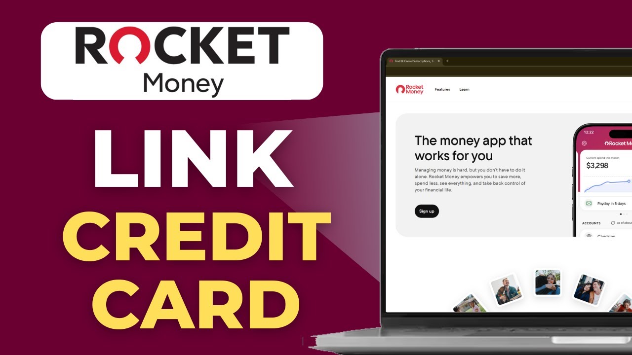 How to Link Credit Card to Rocket Money - YouTube