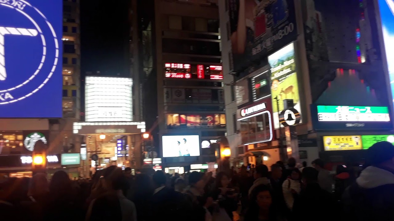 Dotonbori Nightlife Osaka Japan | Famous Glico Runner Billboard - YouTube