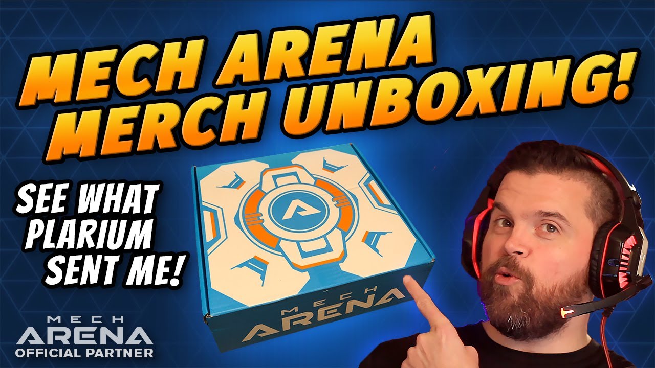 Mech Arena Merch Unboxing! | Gift from Plarium | Mech Arena: Robot ...