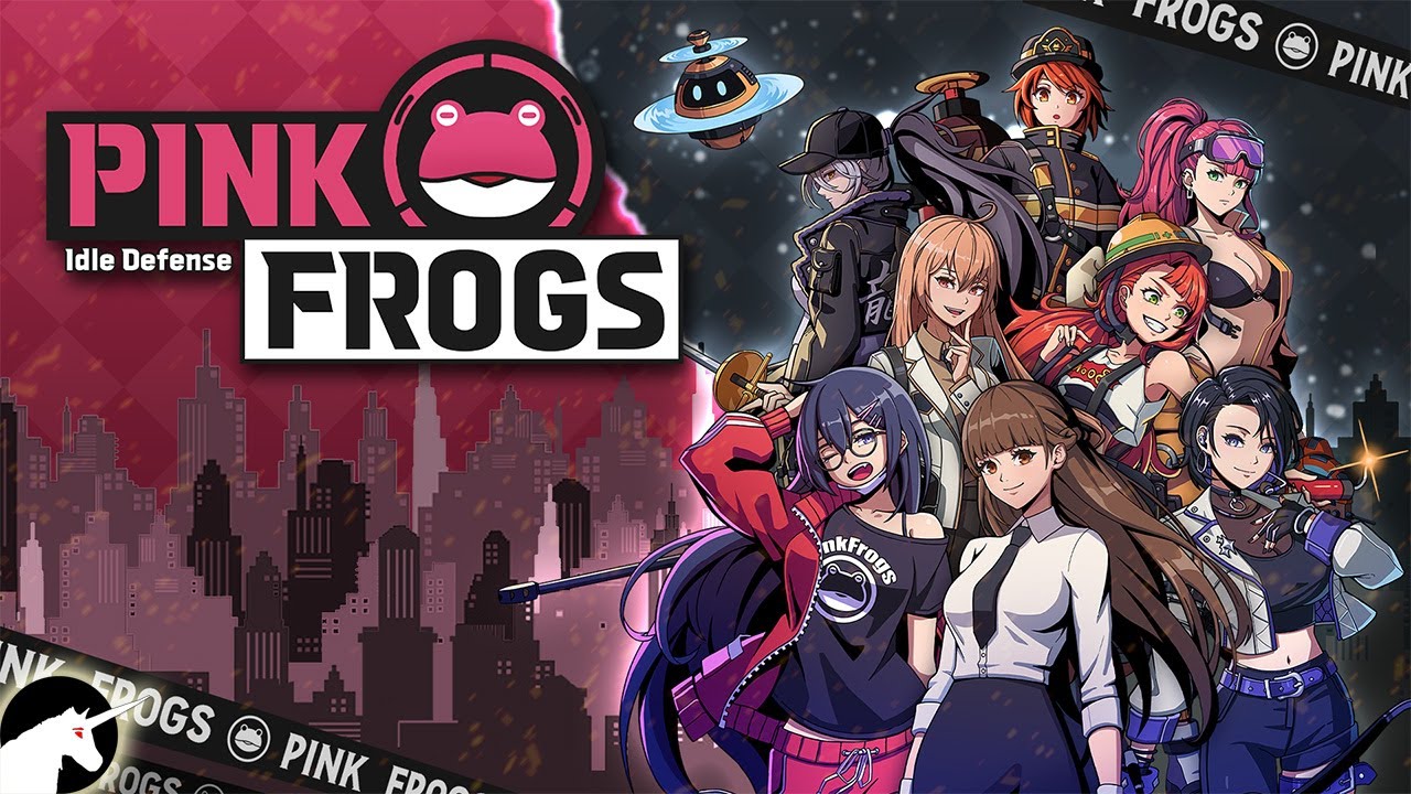PINK FROGS Idle AFK Defence gameplay - YouTube
