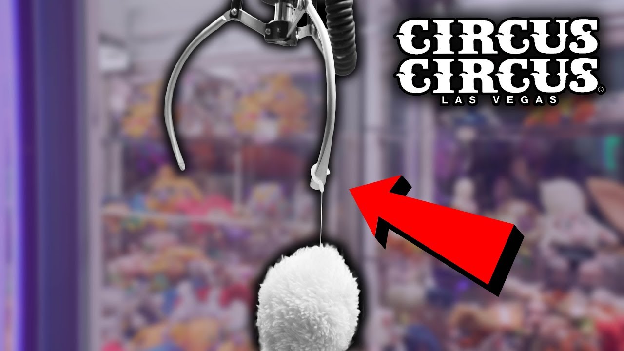 How did we win that!?! Insane claw machine wins at Circus Circus Las ...