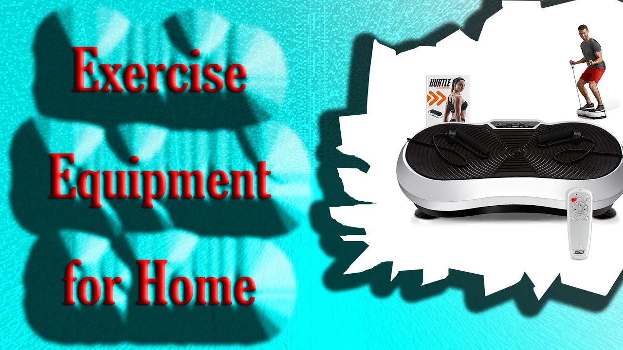 Exercise Equipment for Home | Hurtle Fitness Vibration Machine - YouTube