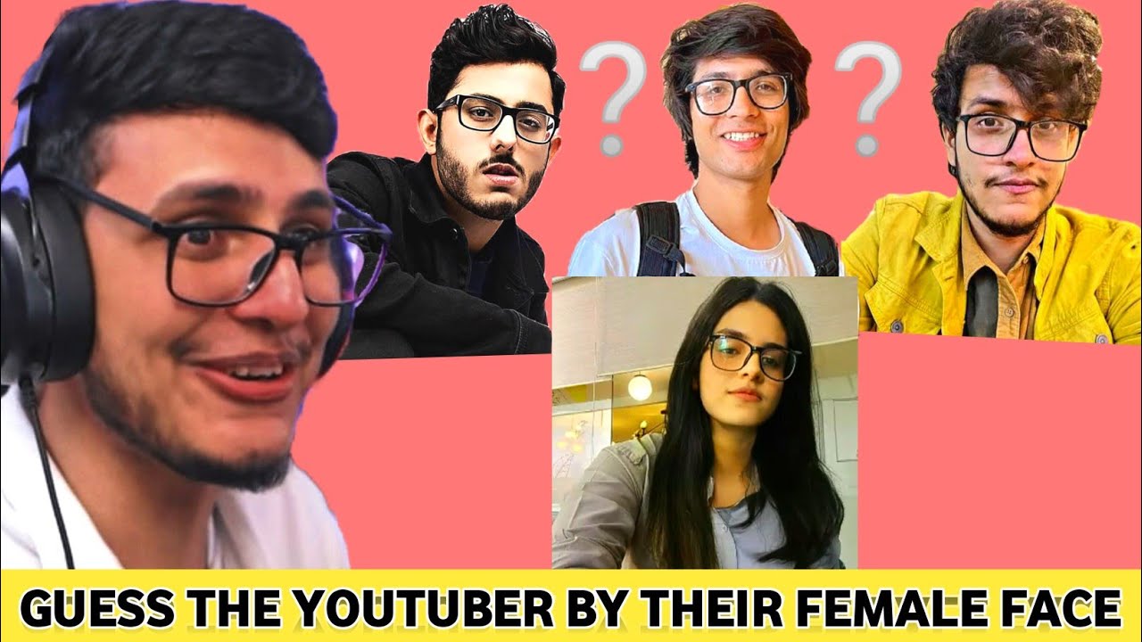 Guess The Youtuber By Their Female Face Versions | Challenge - YouTube