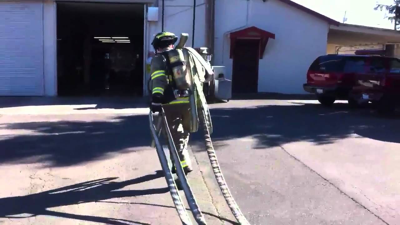 Lakeport Fire Crosslay Deployment Evolution Option 1 - YouTube