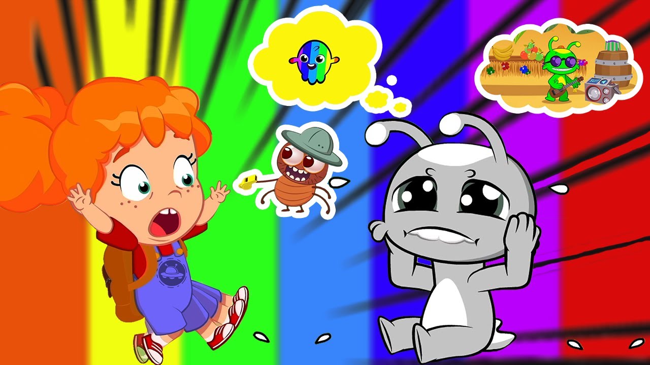 🎨 Aprende Colores con Groovy | Mezcla Azul y Amarillo 🟡🔵 para Verde ...