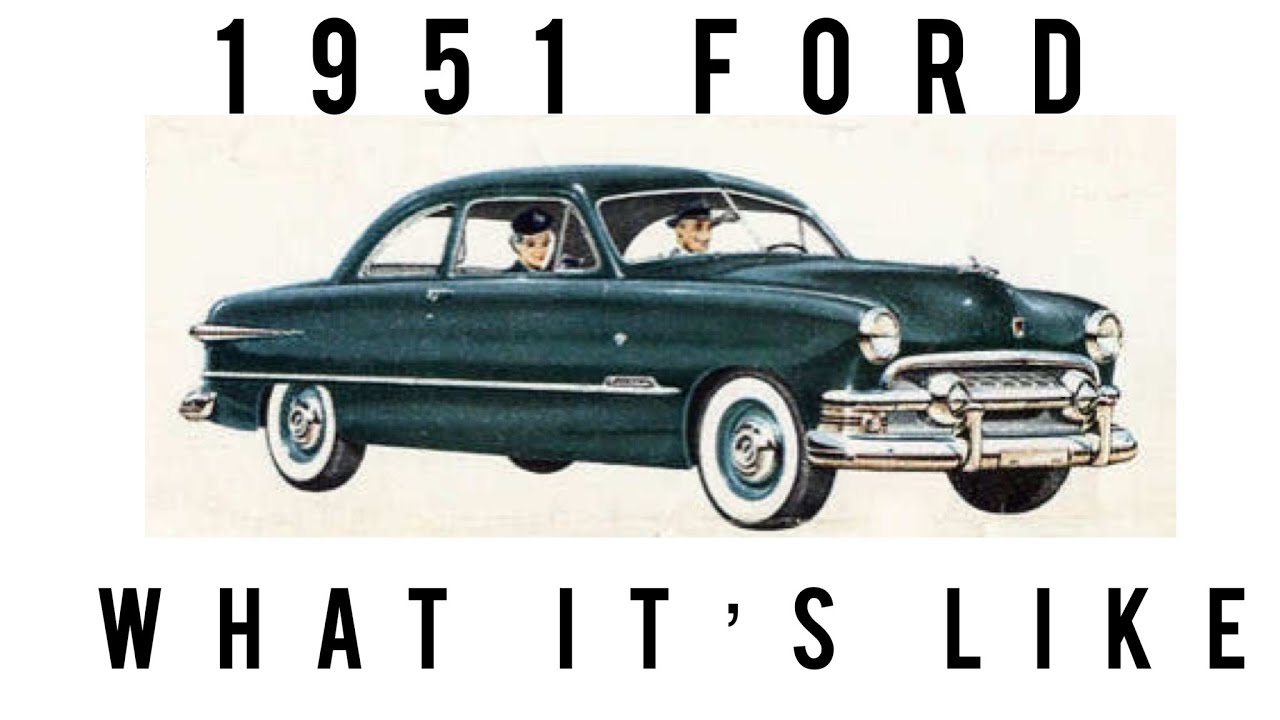 1951 Ford, look ahead.. introducing ford-o-matic - YouTube