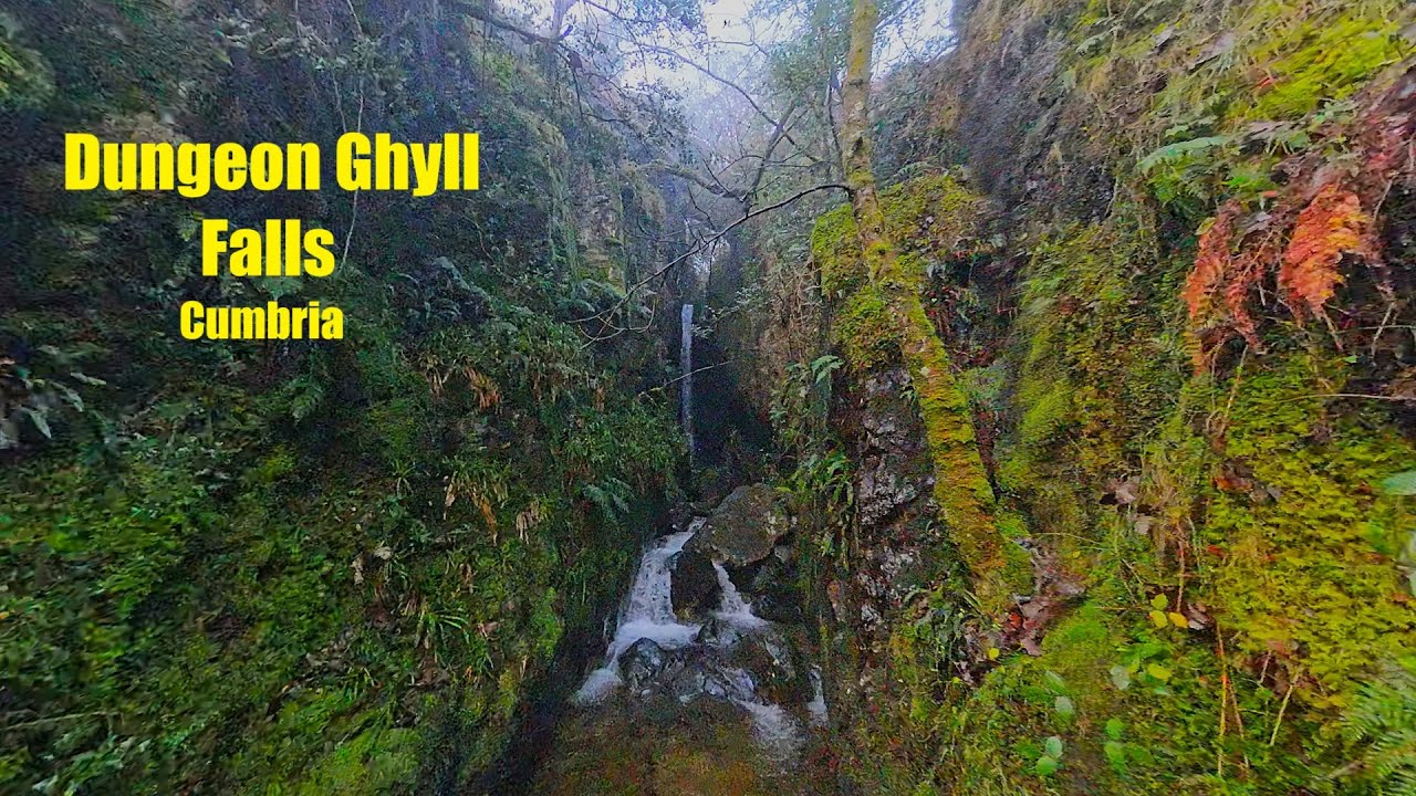 Dungeon Ghyll Falls Cumbria - YouTube