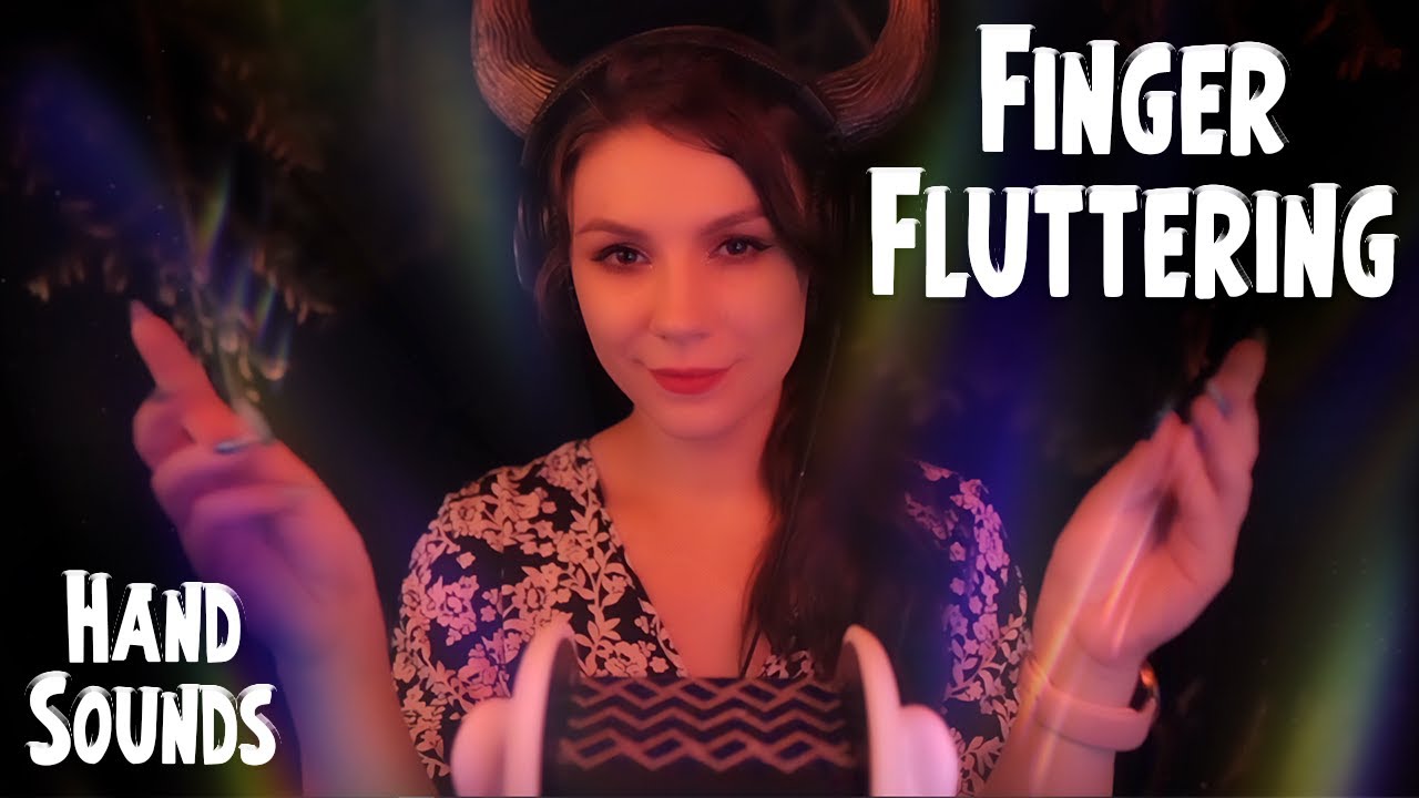 ASMR Hand Sounds, Finger Fluttering 💎 No Talking - YouTube