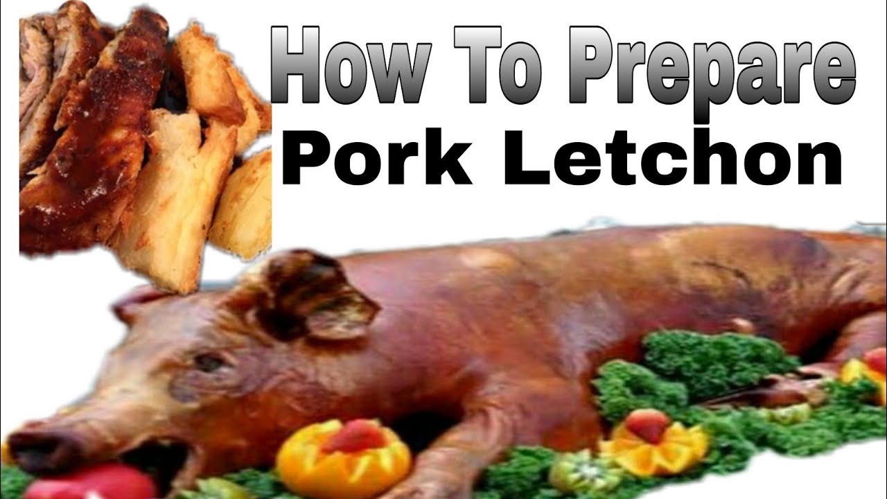 How to prepare the Pig for LECHON. - YouTube