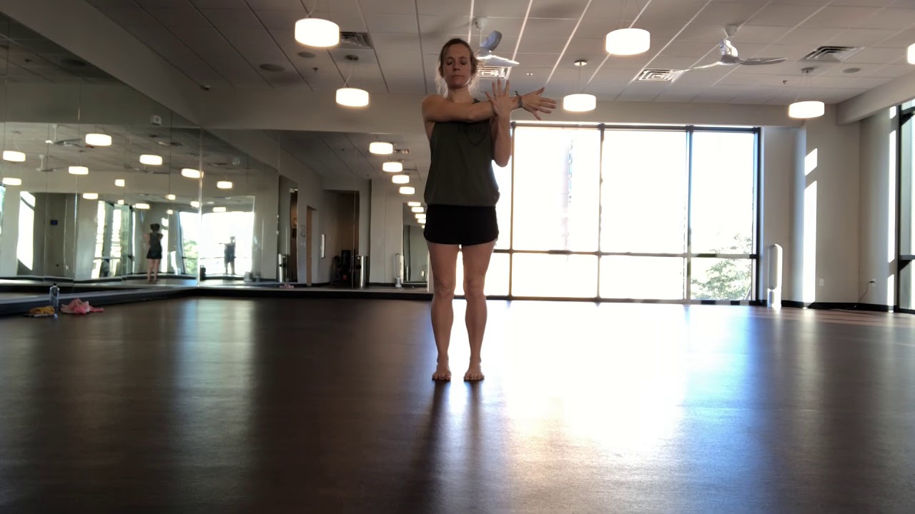 Simple Shoulder Stretches - YouTube