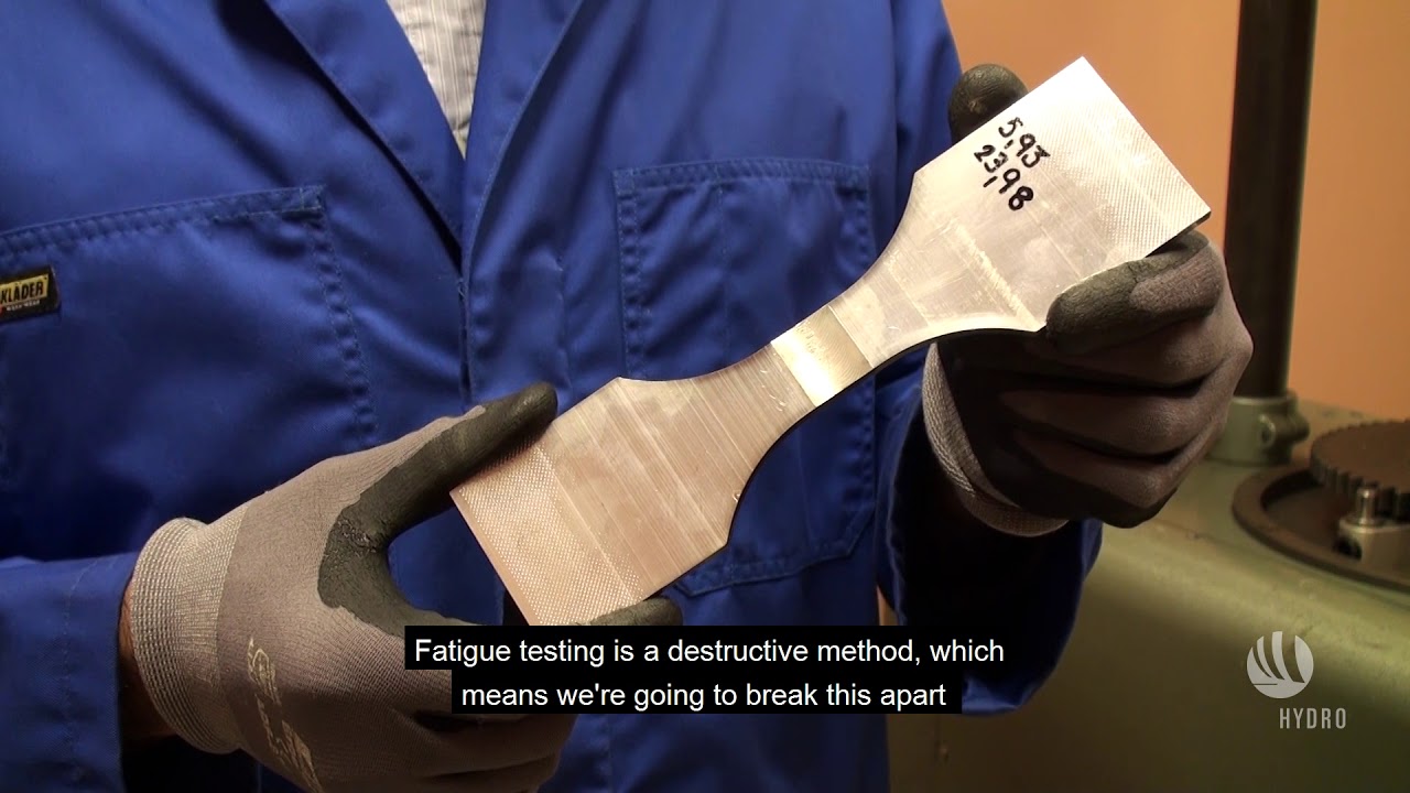 Fatigue testing of Friction Stir Welded aluminium - YouTube