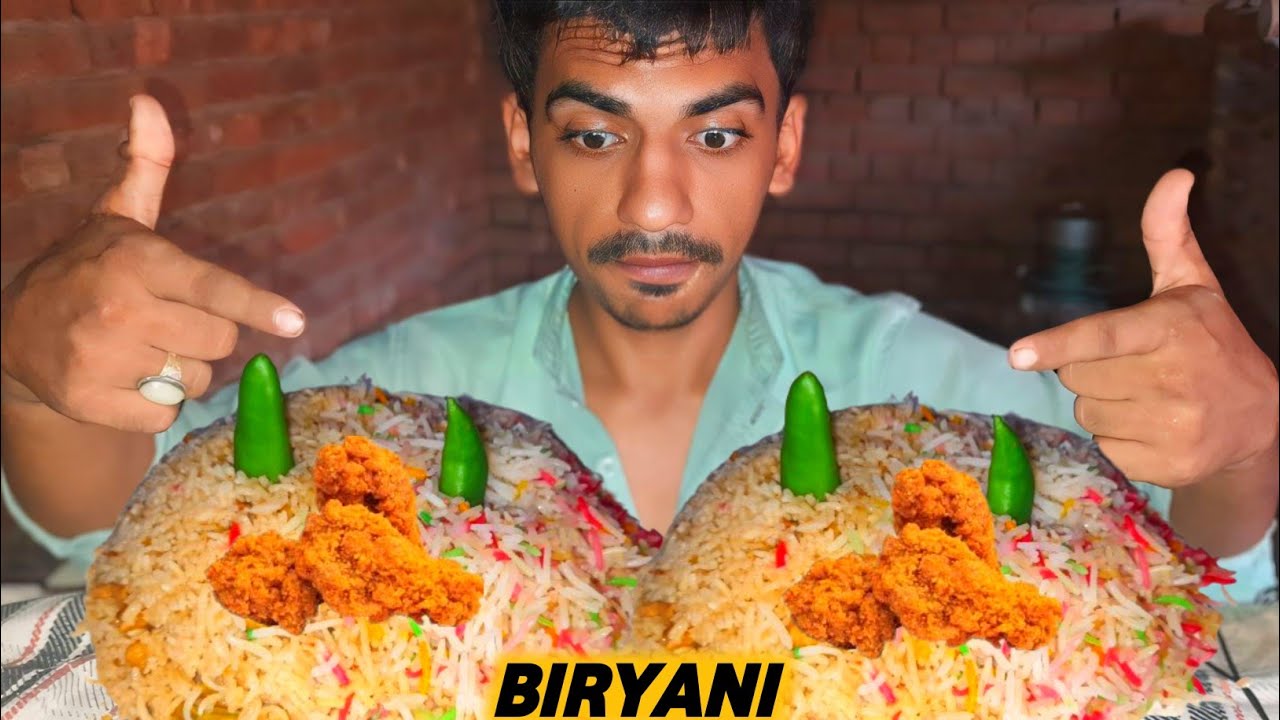 Chicken Biryani Challenge// ASMR FOOD Eating challenge #asmrfood # ...