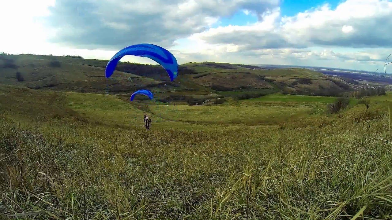 Paragliding accuracy training session - YouTube