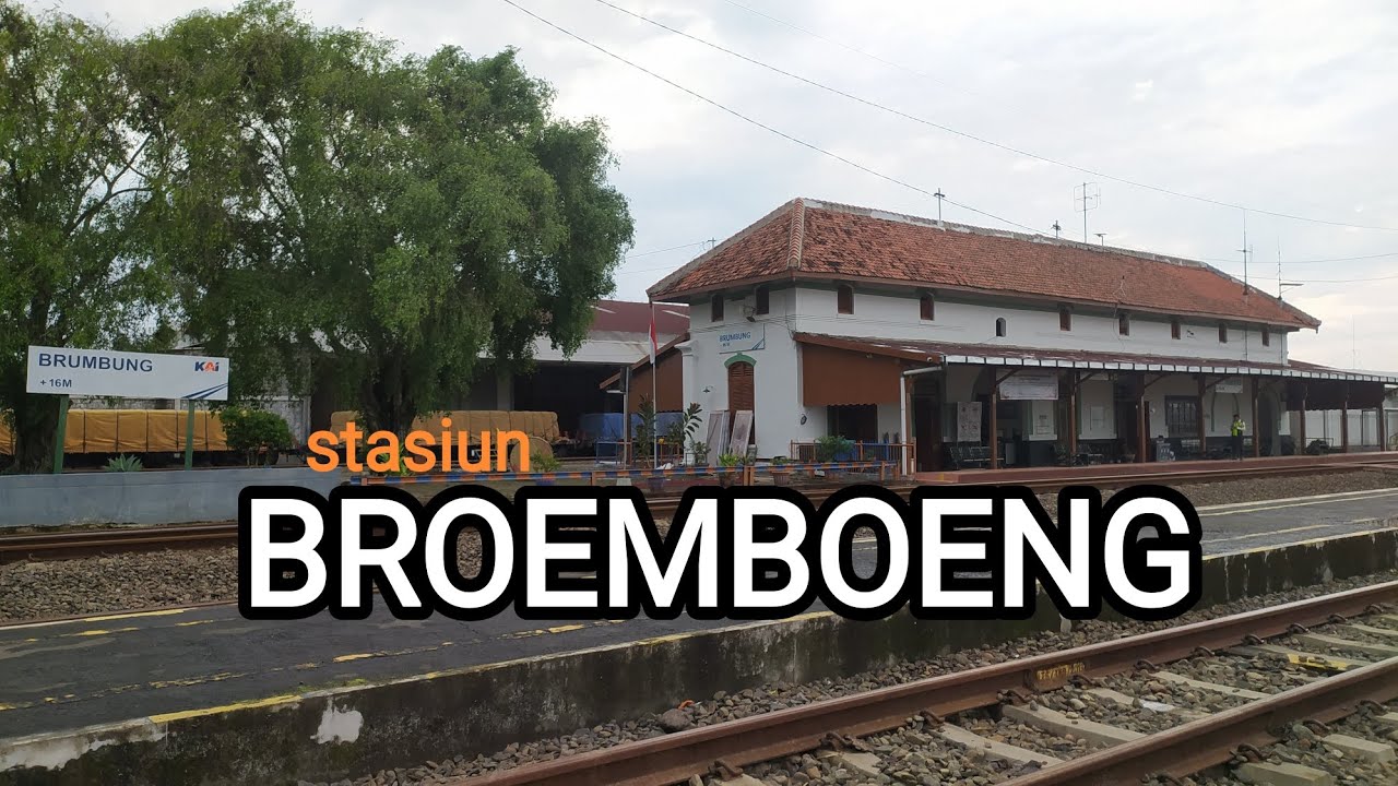 Hunting kereta di stasiun tertua ke tiga,stasiun Brumbung - YouTube