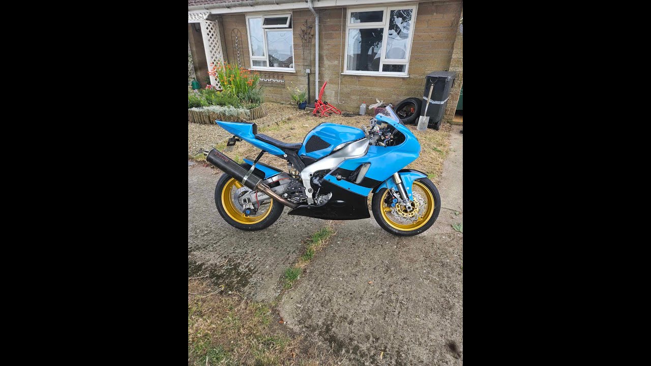 1998 Yamaha R1 4XV Race Bike Fast Ride at Donnington 05/08/2024 - Ended ...