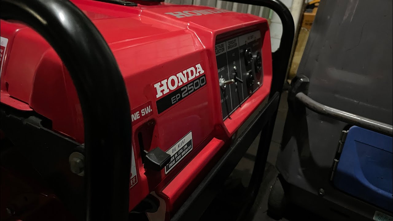 Brand new Honda EP2500 - YouTube