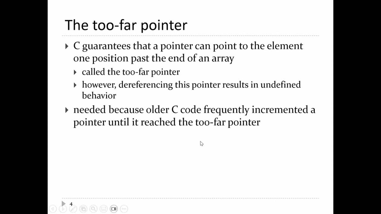 2023 11 07 Cisc 220 More Pointers And Arrays Youtube