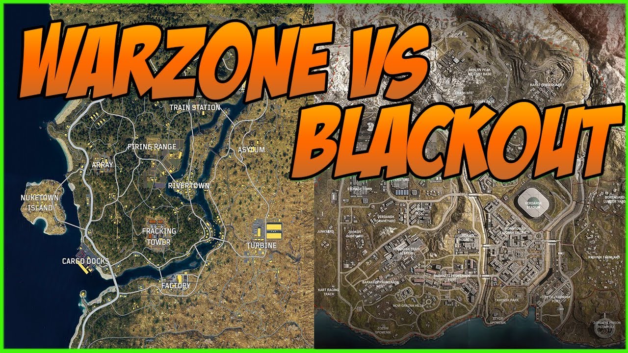 CALL OF DUTY WARZONE VS BLACKOUT - YouTube