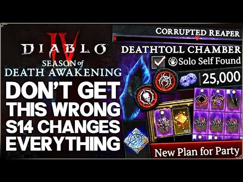 Diablo 4 - WARNING: Season 14 Changes Everything - ALL You NEED to Know Going In - ALL Class Guide!