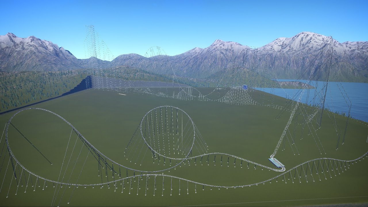 [플래닛 코스터] Falcon's Flight 세계에서 가장 빠른 롤러코스터가 될 롤러코스터 (Six Flags Qiddiya ...