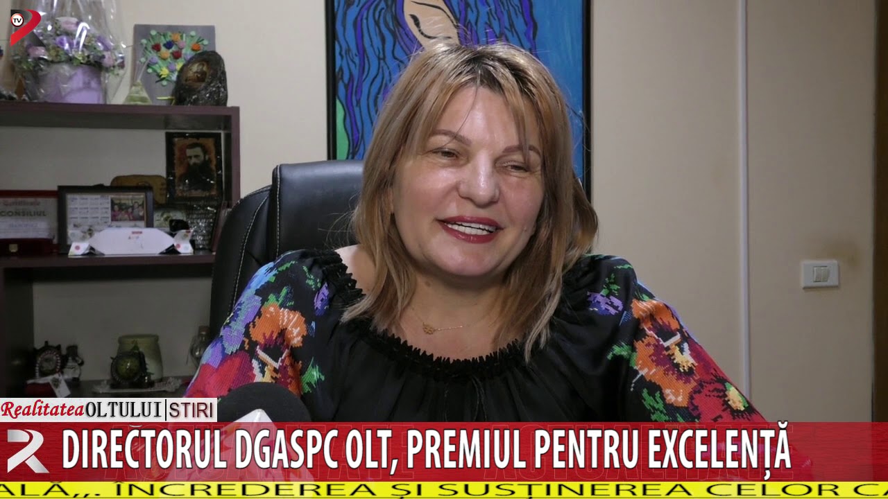 Directorul DGASPC Olt, premiul pentru excelență - YouTube