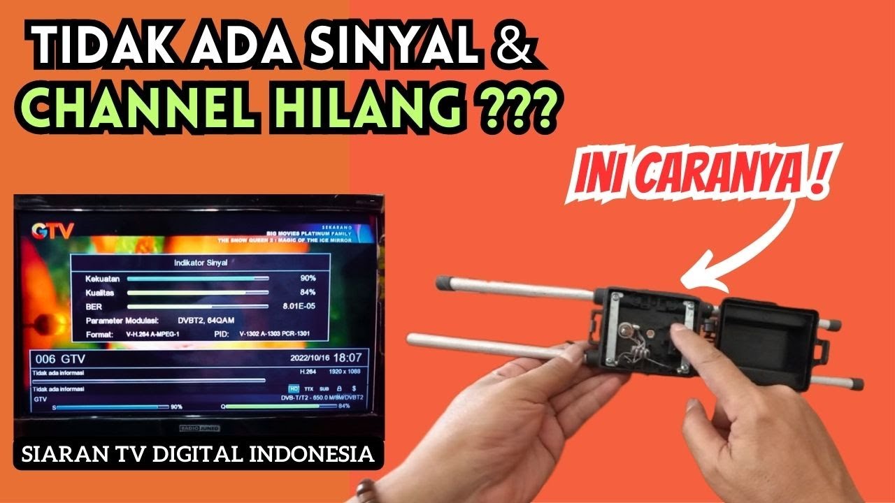 ini cara mengatasi siaran TV digital tidak ada sinyal / channel TV ...