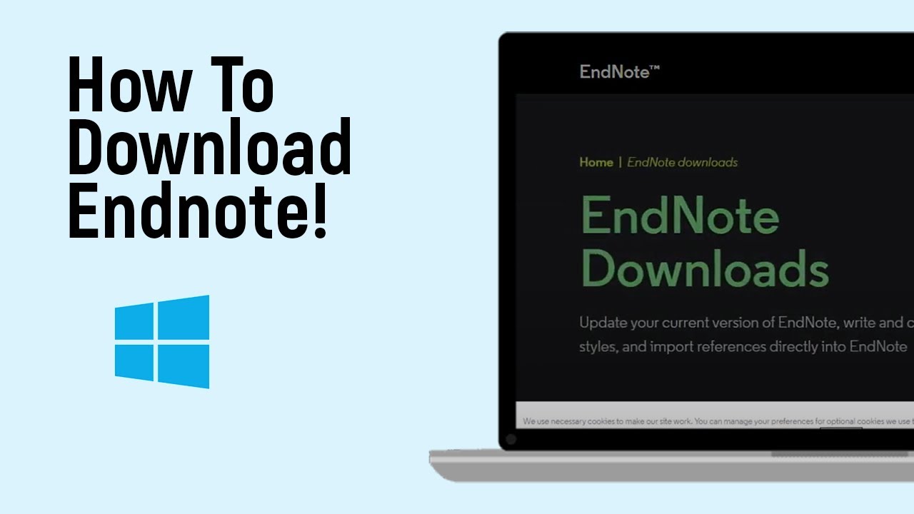 How to Download End note In Windows [LATEST VERSION] - YouTube