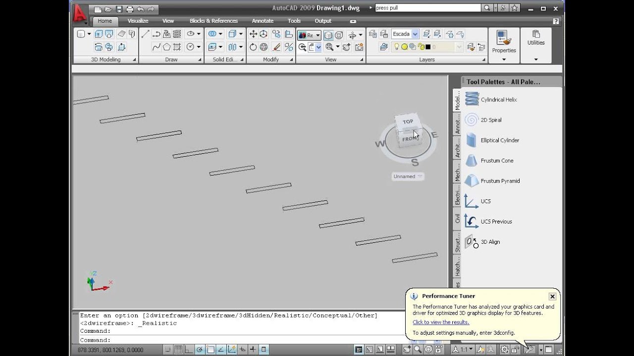 Press Pull - AutoCad 3D - YouTube
