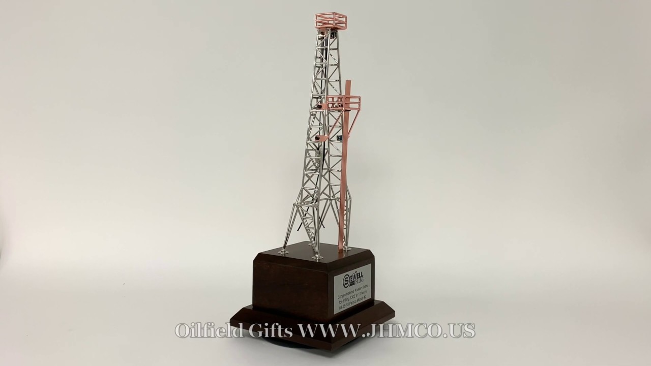 Oil Rig Model Safety Award Item #304 Gift - YouTube