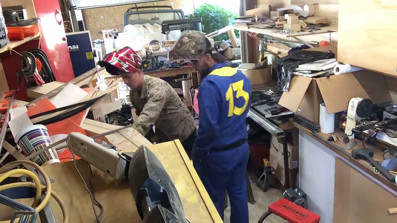 Power armor frame time lapse #1 - YouTube