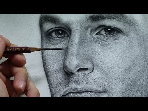 DETAILS! Graphite Pencil Realistic Skin Tone- LIVE Tutorial - YouTube