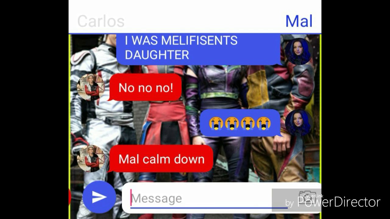 Ben pranks Mal GONE WRONG (Descendants texting story) - YouTube