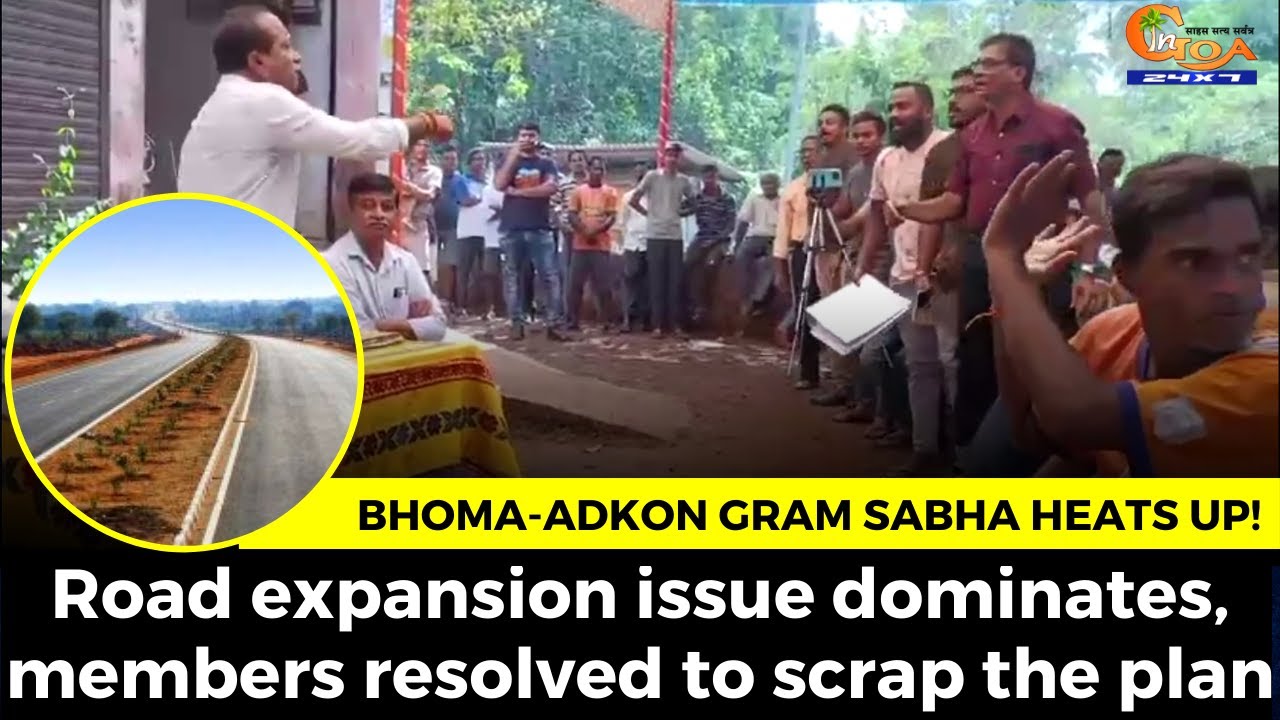 Bhoma-Adkon gram sabha heats up! Road expansion issue dominates ...