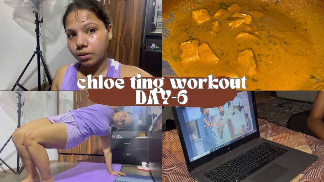 DAY-6 Trying Chloe ting’s 2 weeks shred challenge 2021 #chloeting # ...