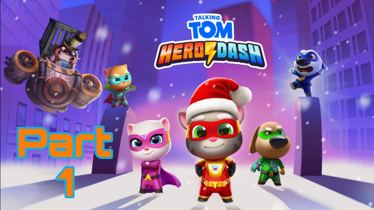 Talking Tom Hero Dash Speedrun - Live Android Gameplay 1 - YouTube