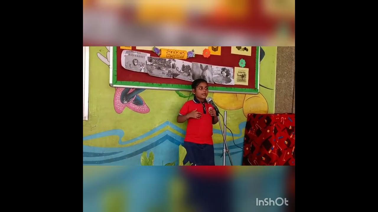 Story narration competition for 2nd class kids - YouTube