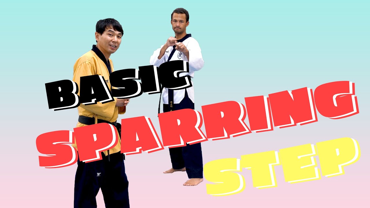 Taekwondo Basic Sparring Step Tutorial - Moohan Martial Arts - YouTube