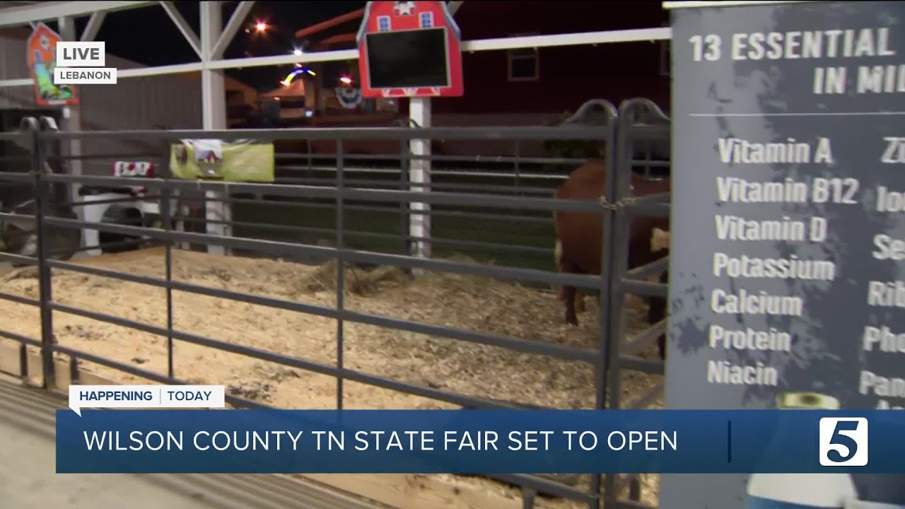 The Wilson County Tennessee State Fair opens! - YouTube