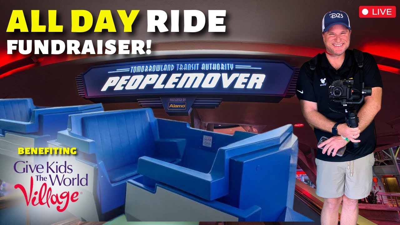 🔴LIVE🔴ALL DAY People Mover Ride For Give Kids The World | Adam's ...