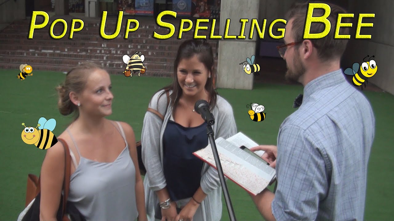Surprise Pop Up Spelling Bee Prank -- Saving The Honey Bees Social ...