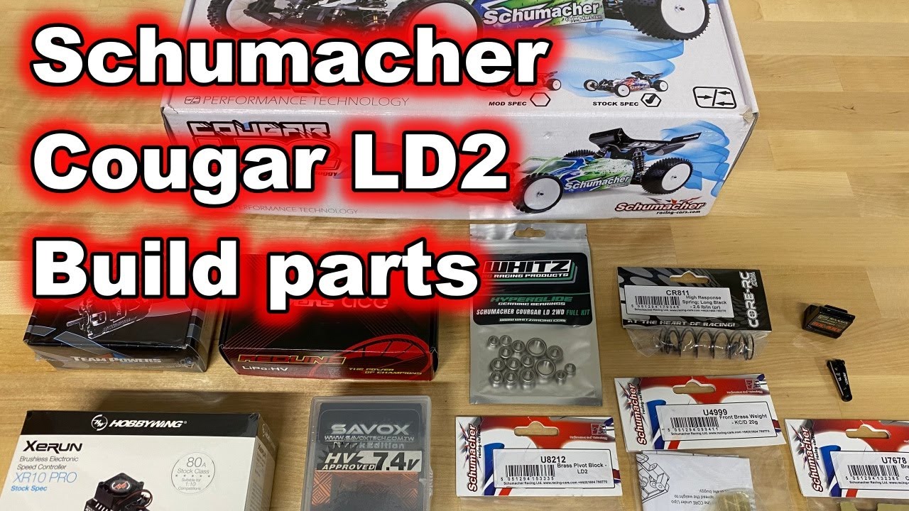 Schumacher Cougar LD2 Build parts - YouTube
