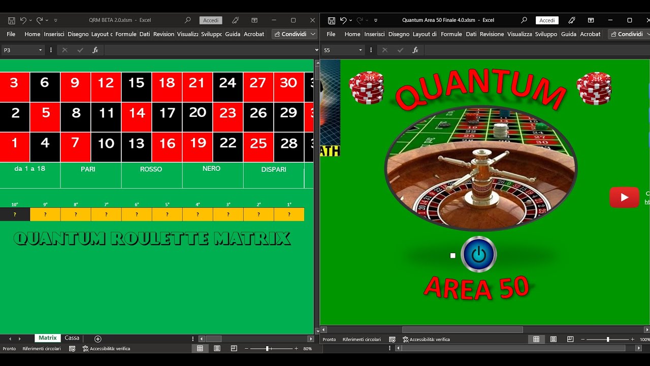 TRUCCHI MATEMATICI PER ROULETTE AREA 50 E ROULETTE MATRIX - YouTube